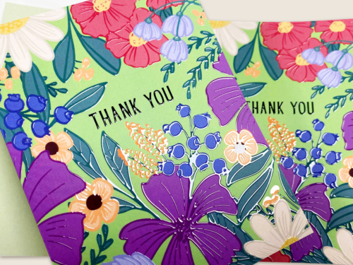 Thank You Card with Spot UV | Duplo USA